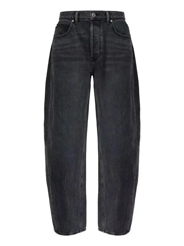 Alexander Wang Rhinestone-embellished Jeans - Grey