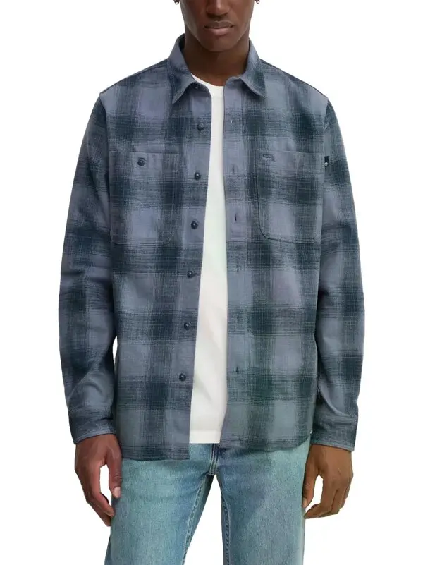 Timberland Check Pocket Flannel Shirt - Blue