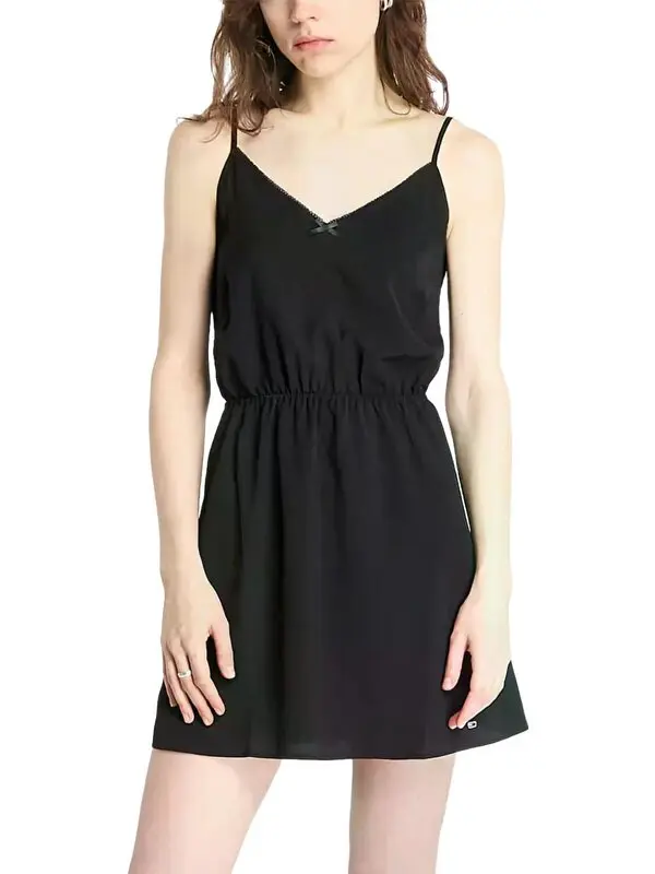 Tommy Hilfiger Bow-detailing Mini Dress - Black
