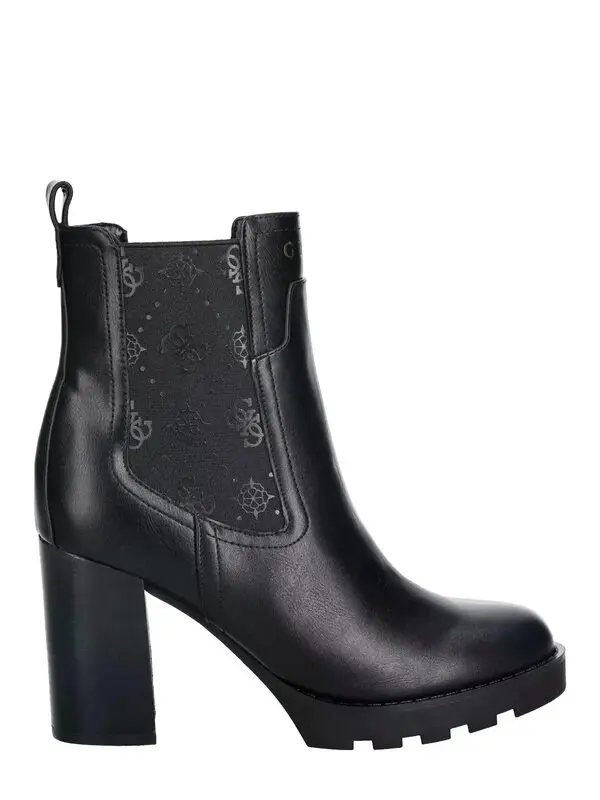 Guess 90mm 4g Logo Ankle Boots - Black