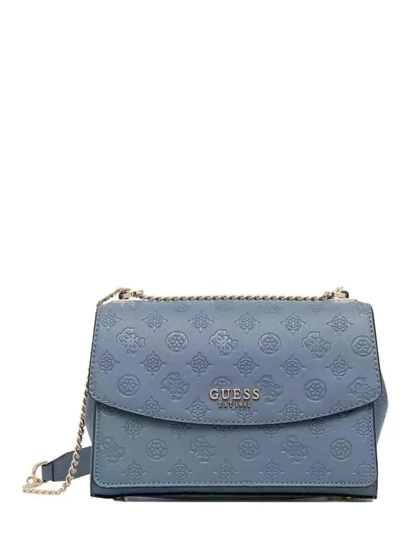 Guess Mini Crossbody Bag With Logo Detail - Blue