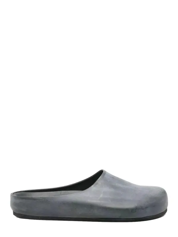 REPRESENT Leather Mules - Black