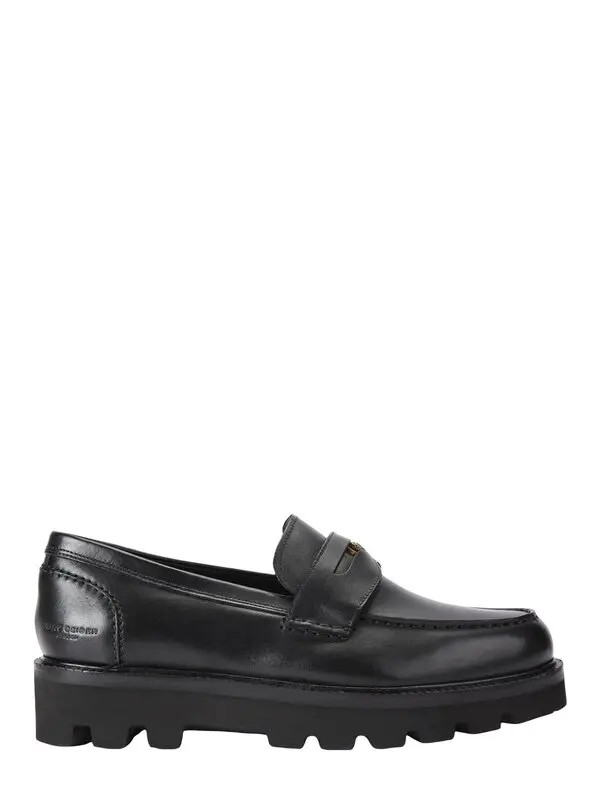 Kurt Geiger Leather Brompton Penny Loafer - Black
