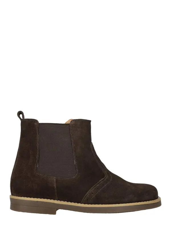 PAPOUELLI Suede Elo Chelsea Boots - Brown