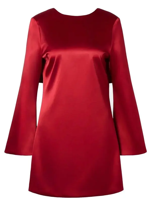 MALINA Elna Bow Mini Dress - Red