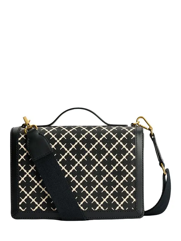 BY MALENE BIRGER Loennas Printed Shoulder Bag - Black