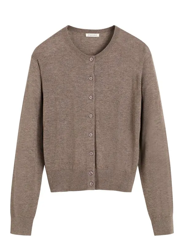 BY MALENE BIRGER Montie Cardigan - Chocolate Chip