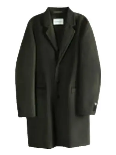 Givenchy Regular Fit Double Face 3bt Coat - Dark Khaki