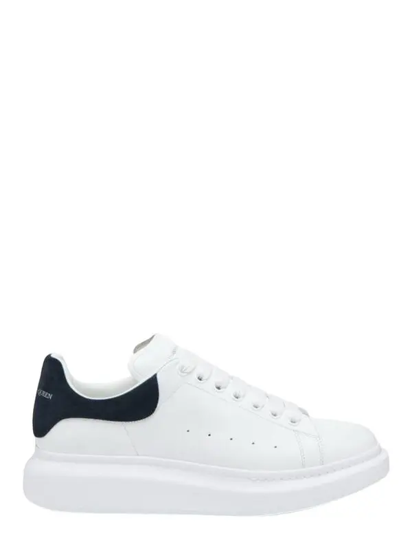 Alexander McQueen Oversized Lace-up Sneakers - White/blue/grey