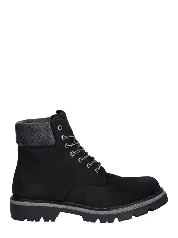 Guess Lace-up Boots - Black