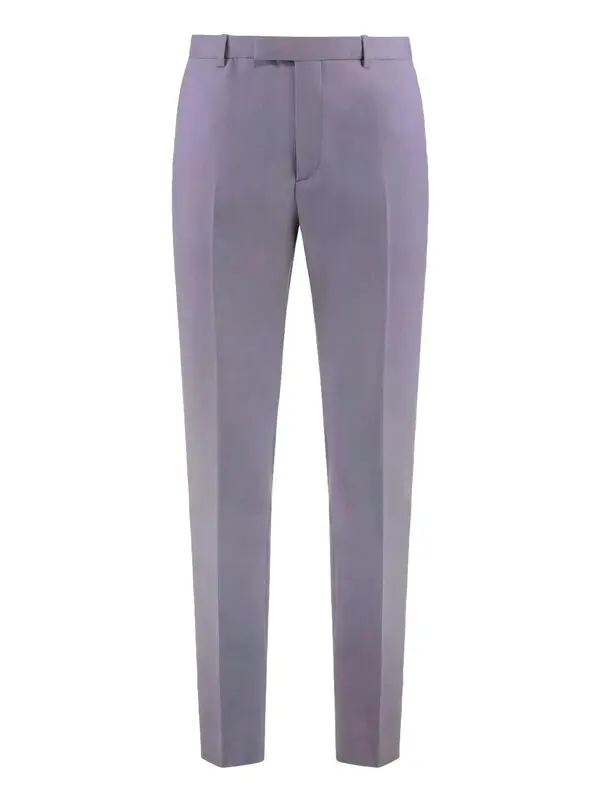 Gucci Gabardine Trousers - Purple
