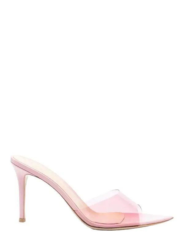 GIANVITO ROSSI 85mm Elle Pointed-toe Mules - Pink