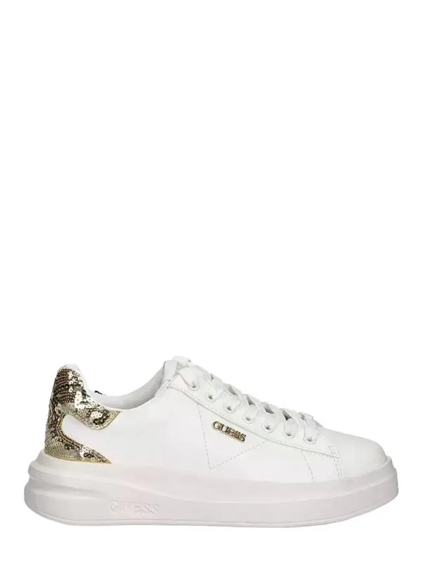Guess Elbina Sequin-heel Sneakers - White