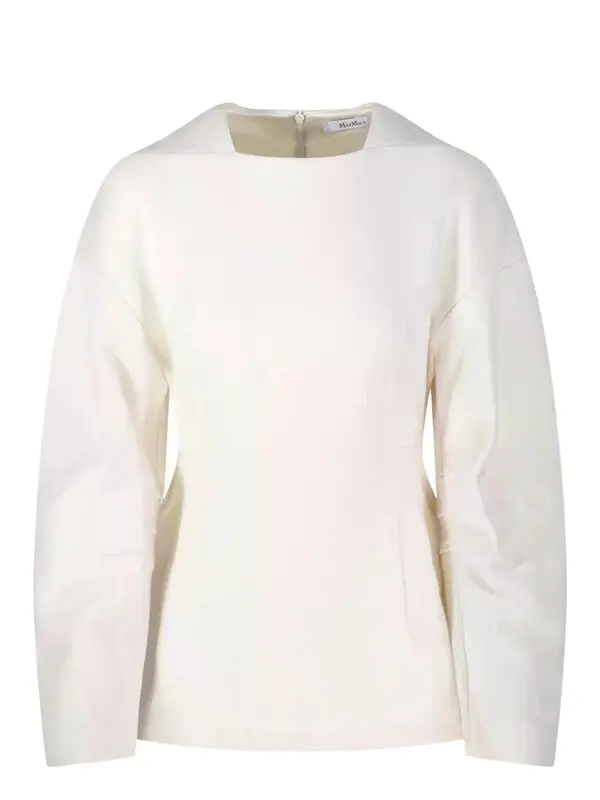 Max Mara Square-neck Blouse - Neutrals