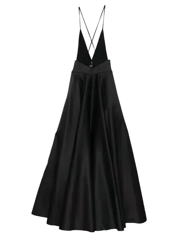 Solace London Avallon Maxi Dress - Black