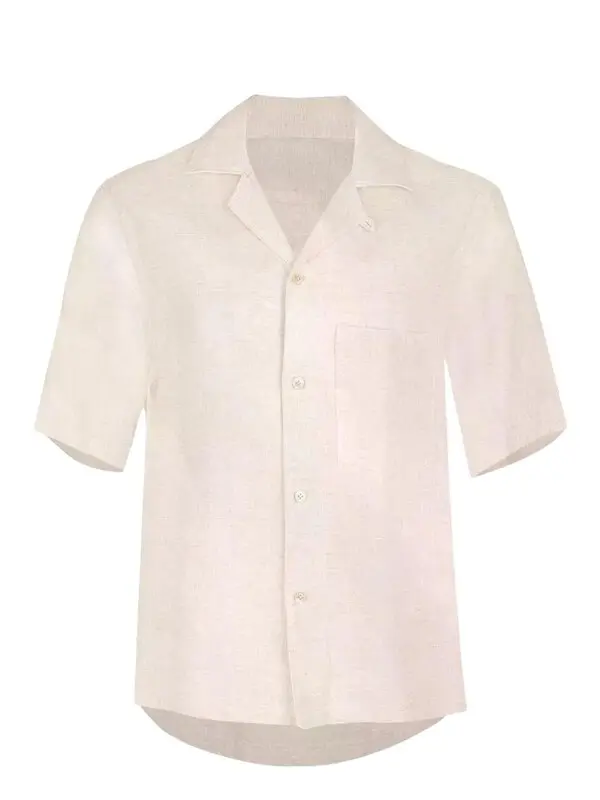 Eleventy Short-sleeve Pocket Shirt - Neutrals