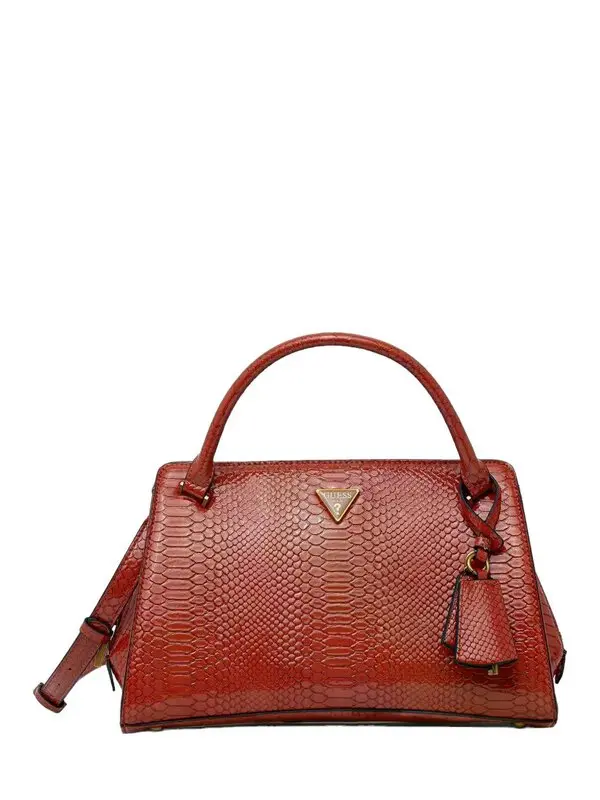 Guess Python-effect Tote Bag - Brown