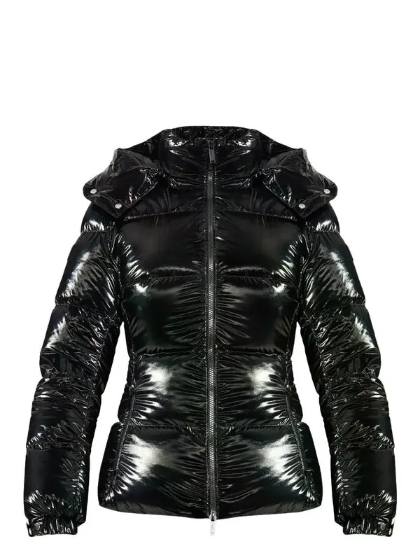 Add Hooded Padded Jacket - Black