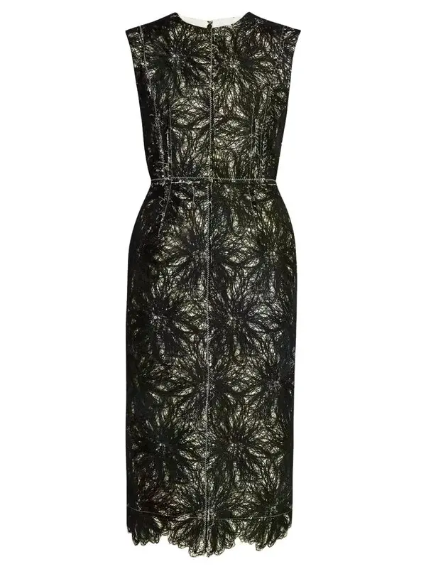 Erdem Lace-trimmed Sleeveless Dress - Black