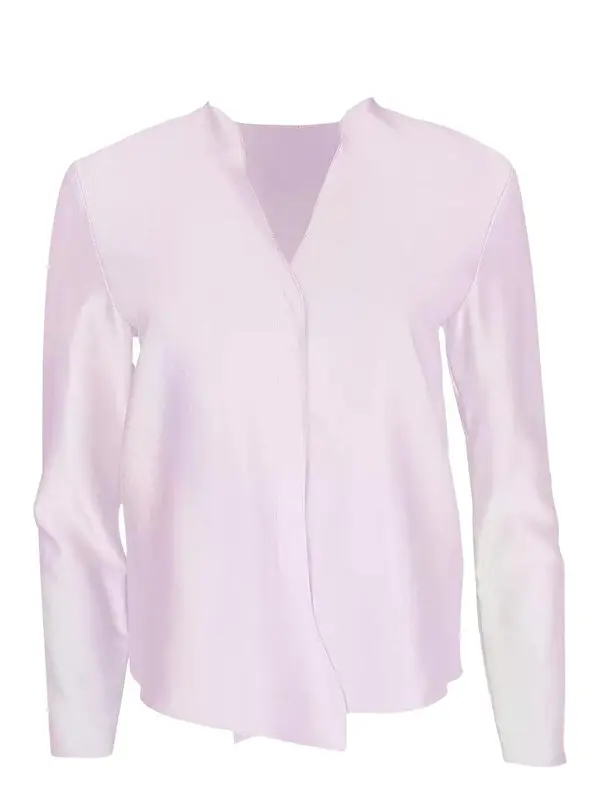PETER COHEN Long-sleeve V-neck Shirt - Purple