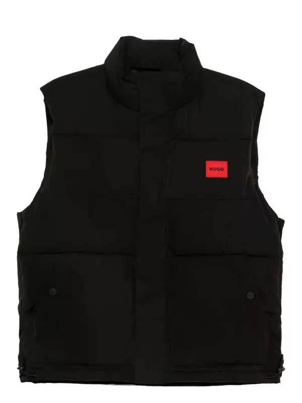 Hugo Boss Logo-patched Gilet - Black