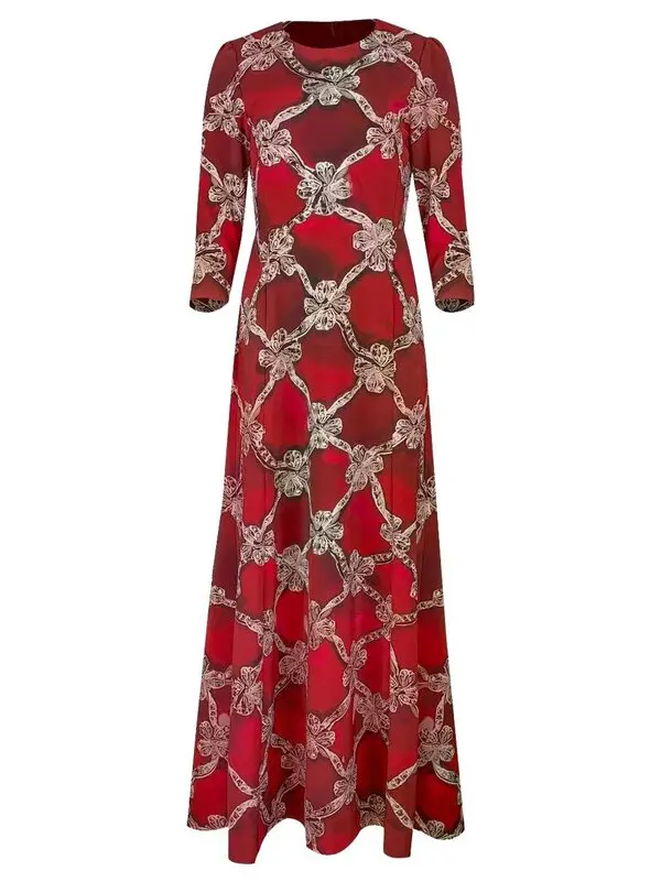 MARY KATRANTZOU Chantal Dress - Red