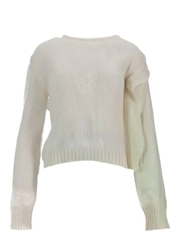 NICCOLO PASQUALETTI Ruffled Sweater - Neutrals