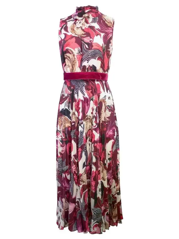 MARY KATRANTZOU Hollie Midi Dress - Pink