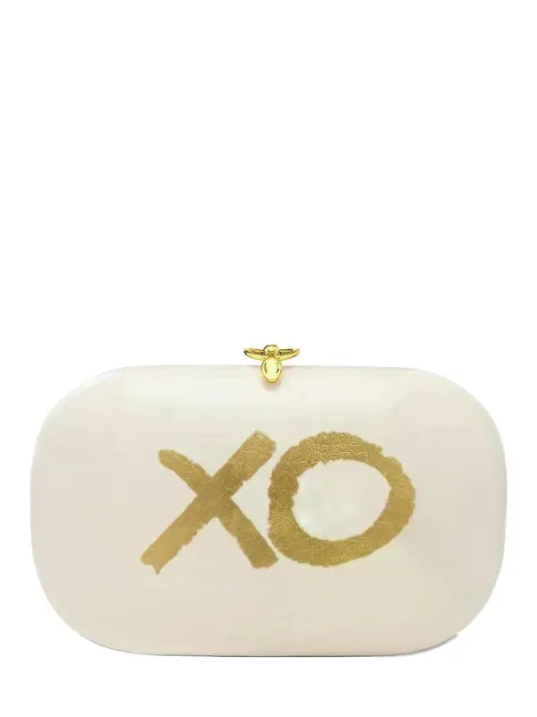 Jeffrey Levinson Elina Plus Xo Clutch Bag - White