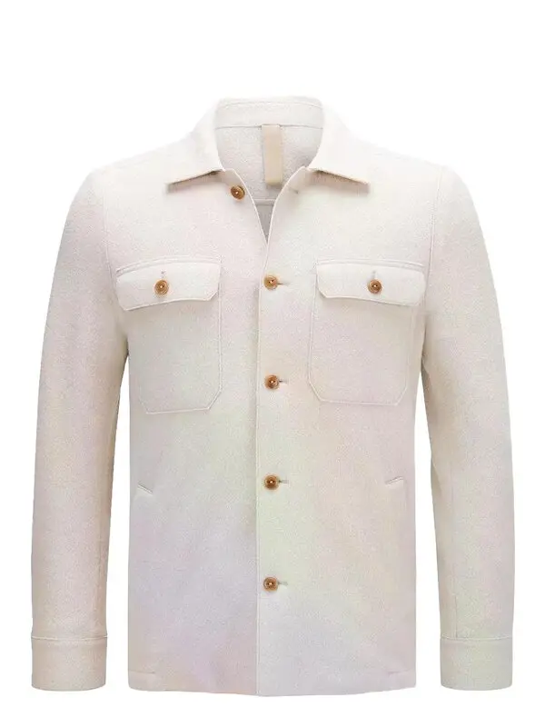 Eleventy Four-pocket Shirt Jacket - Neutrals