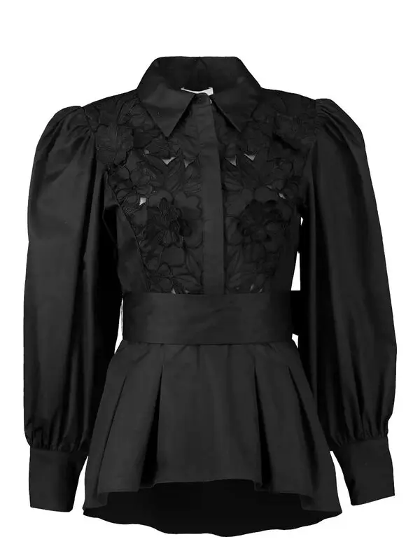 CHRISTY LYNN Mazarra Blouse - Black