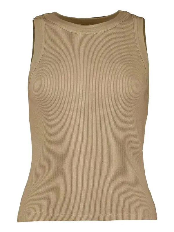 Citizens Of Humanity Isabel Ribbed Crew-neck Tank Top - Neutrals