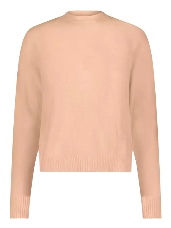 Minnie Rose Raglan-sleeve Crew-neck Sweater - Neutrals