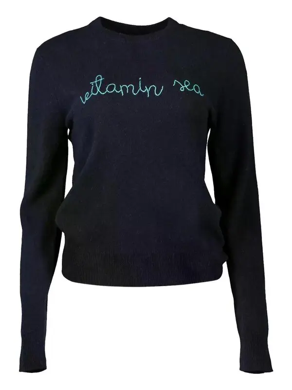 Lingua Franca Vitamin Sea Sweater - Blue