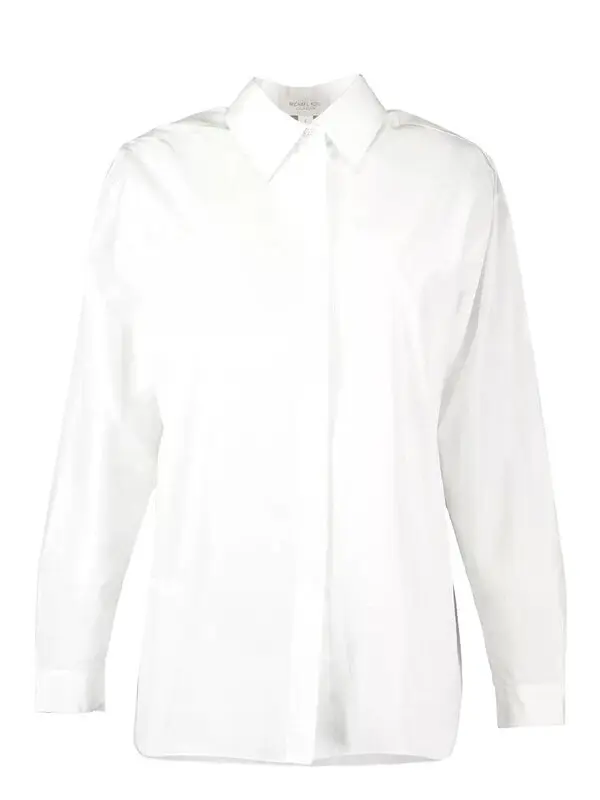 Michael Kors Boyfriend Long-sleeve Shirt - White