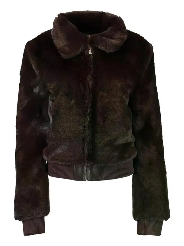 Sprwmn Tate Faux-fur Jacket - Brown