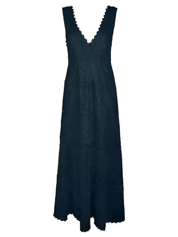 Temptation Positano Paglia Long Dress - Blue