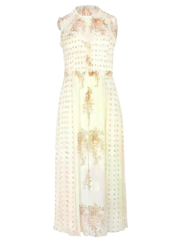 Ulla Johnson Kasia Floral-print Dress - Neutrals