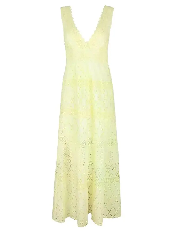 Temptation Positano Paglia Dress - Yellow