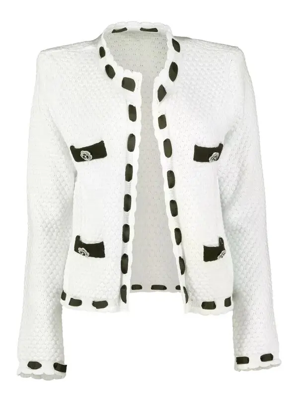 L'Agence Astor Cardigan - White