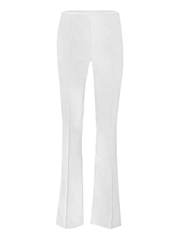 Michael Kors Brooke High-waisted Flared Trousers - White