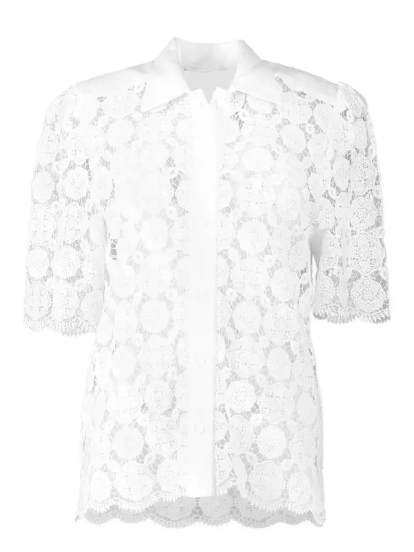 Miguelina Petunia Shirt - White