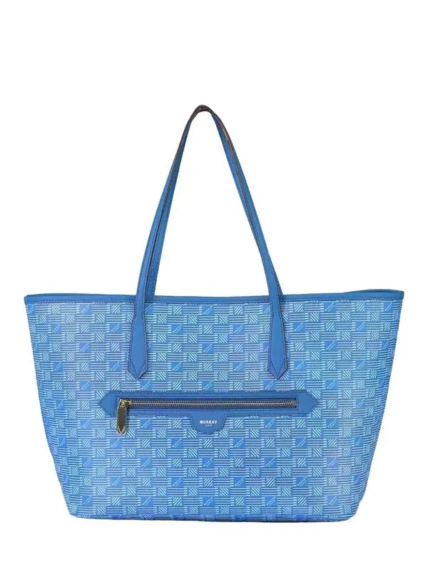 Moreau Monaco Monogram Tote Bag - Blue