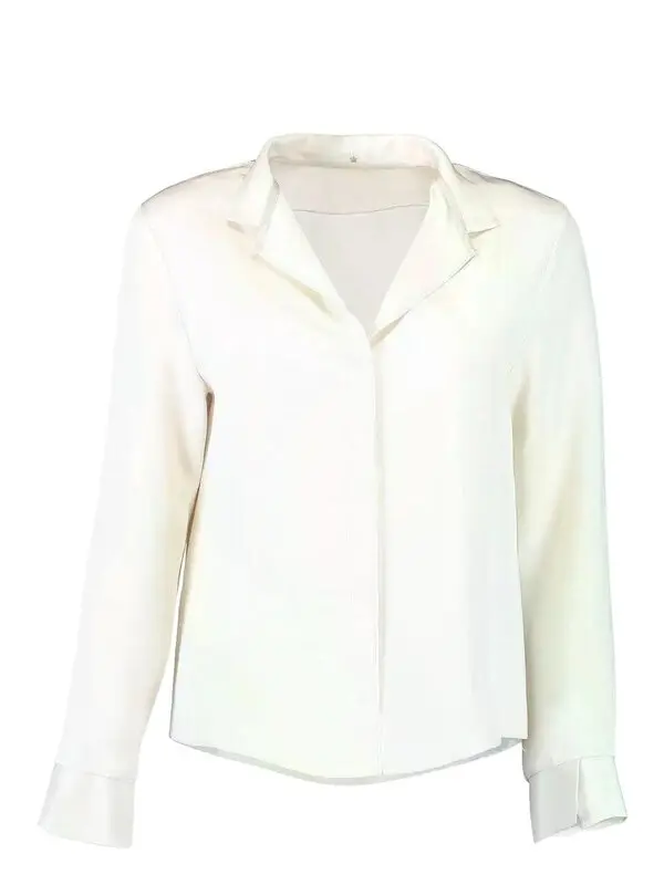 PETER COHEN Cuffed-sleeves Buttoned Blouse - Neutrals