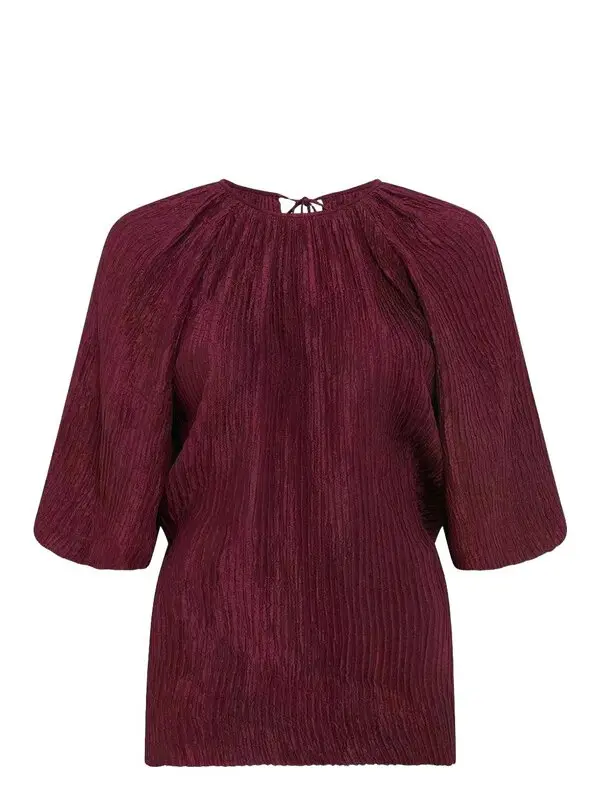 Gabriela Hearst Nula Blouse - Red