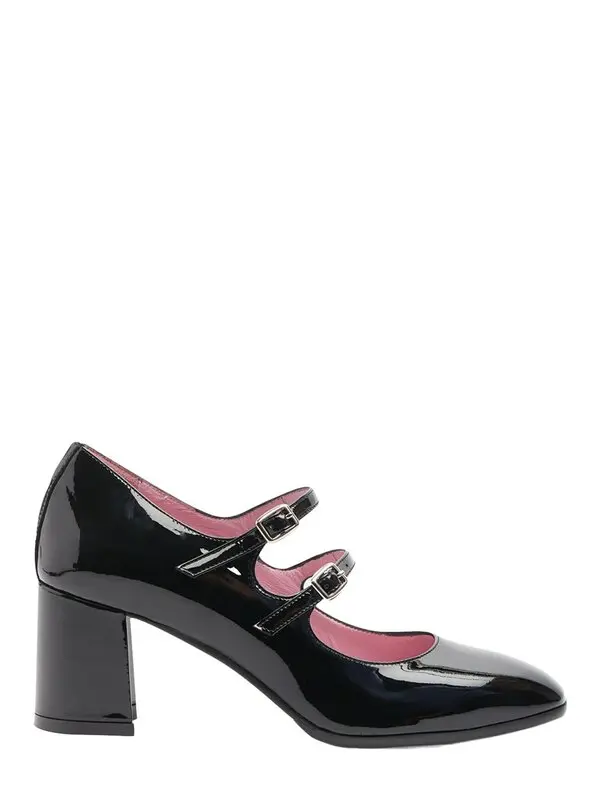 CAREL Alice Patent Leather Mary Jane Pumps - Black