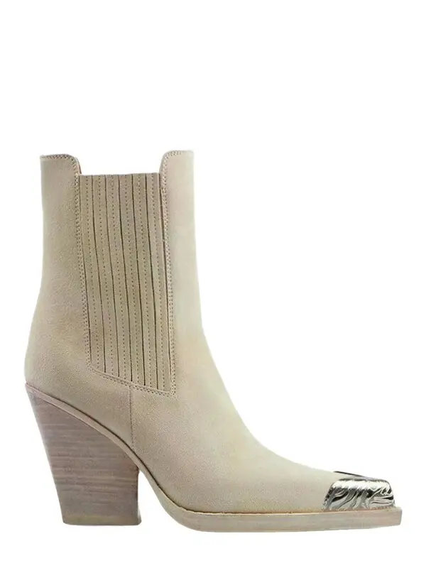 Paris Texas 100mm Dallas Boots - Neutrals