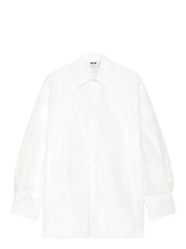MSGM Balloon-sleeve Shirt - White