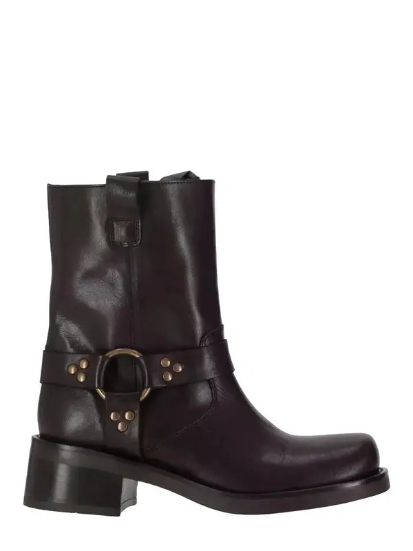 P.a.r.o.s.h Leather Ankle Boots - Brown