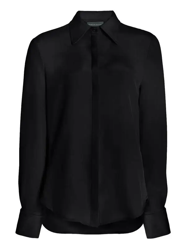Brandon Maxwell Spence Shirt - Black